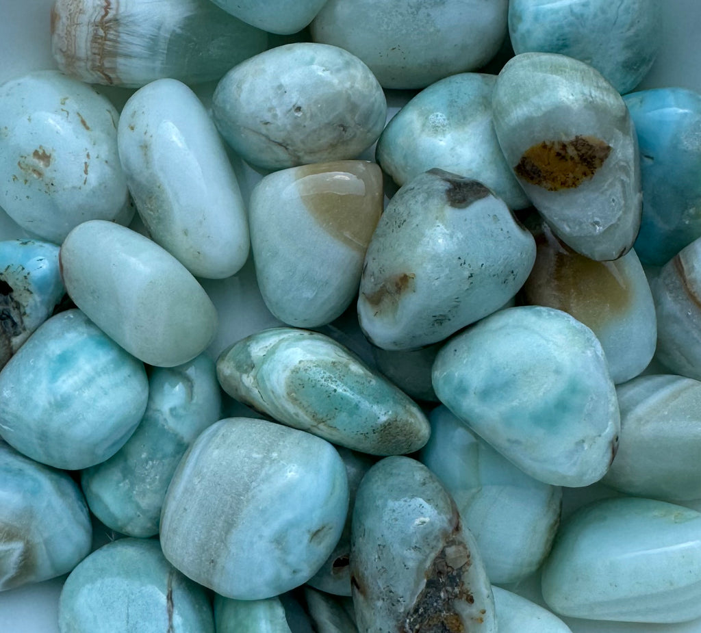 Hemimorphite ~ Tumbled – Crystal Blue